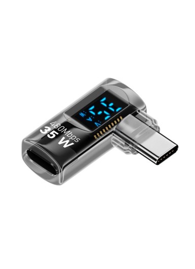 Buy 35W iP Female to USB-C Male Adapter Digital Display PD, Fast ...