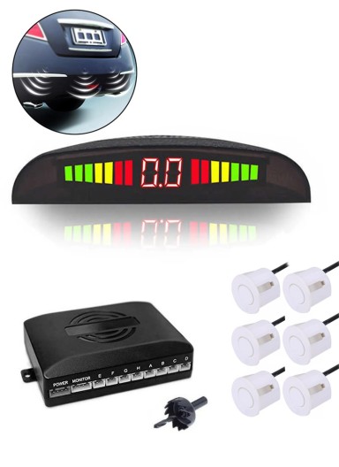 Buy Car Assistant Parking Sensor System with 6 Ultrasonic Sensors of ...